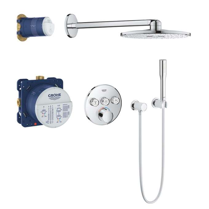 Grohtherm Smartcontrol Grohe zestaw prysznicowy podtynkowy chrom ...
