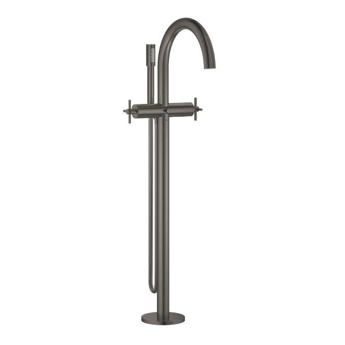 Atrio Grohe bateria wannowa wolnostojąca brushed hard graphite - sklep ...