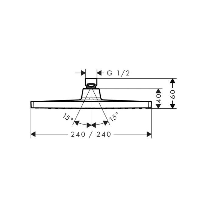 Logis Hansgrohe zestaw prysznicowy podtynkowy 01800180+26425400 ...