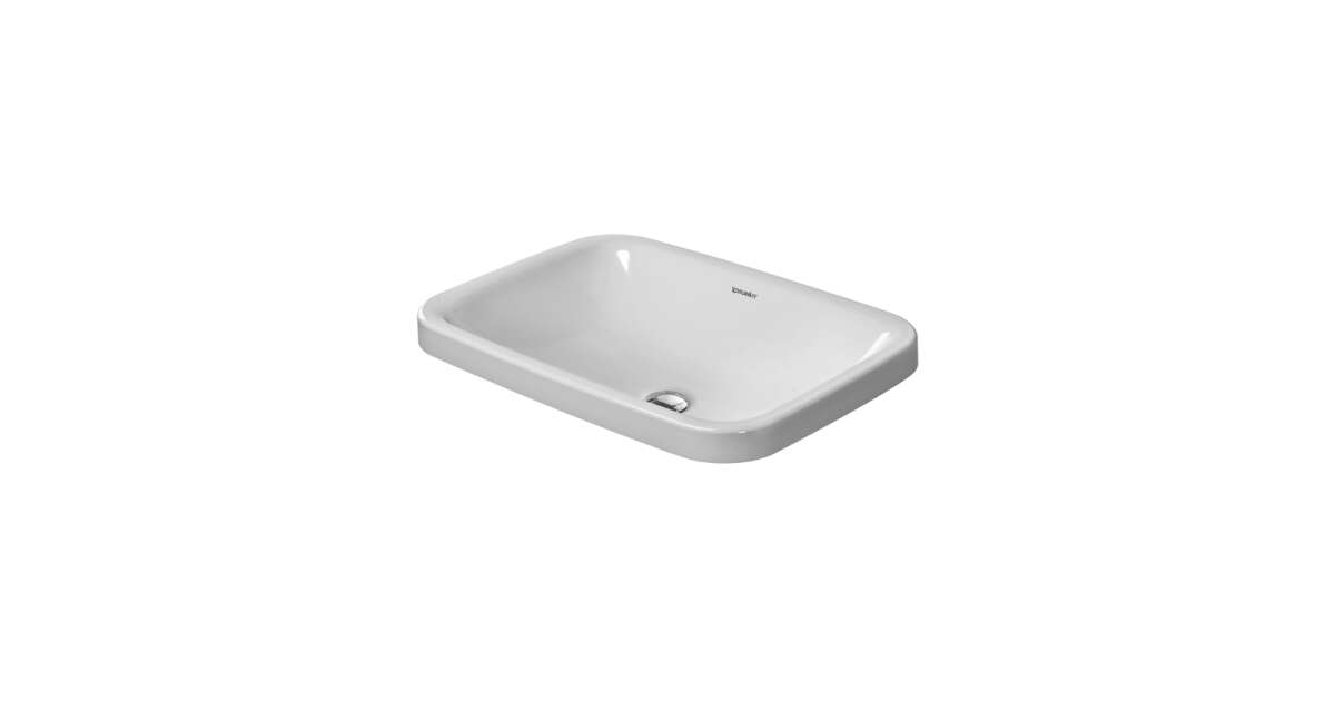 Umywalka wpuszczana w blat 60x43cm DuraStyle Duravit 0372600000 - sklep ...