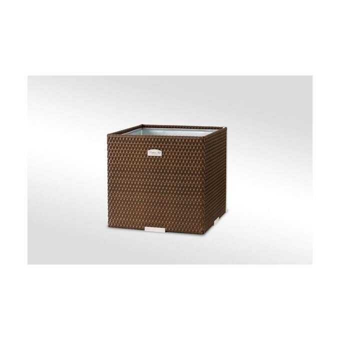 RattanArt Donica ogrodowa technorattanowa kwadratowa 46x46x46 kolor ...