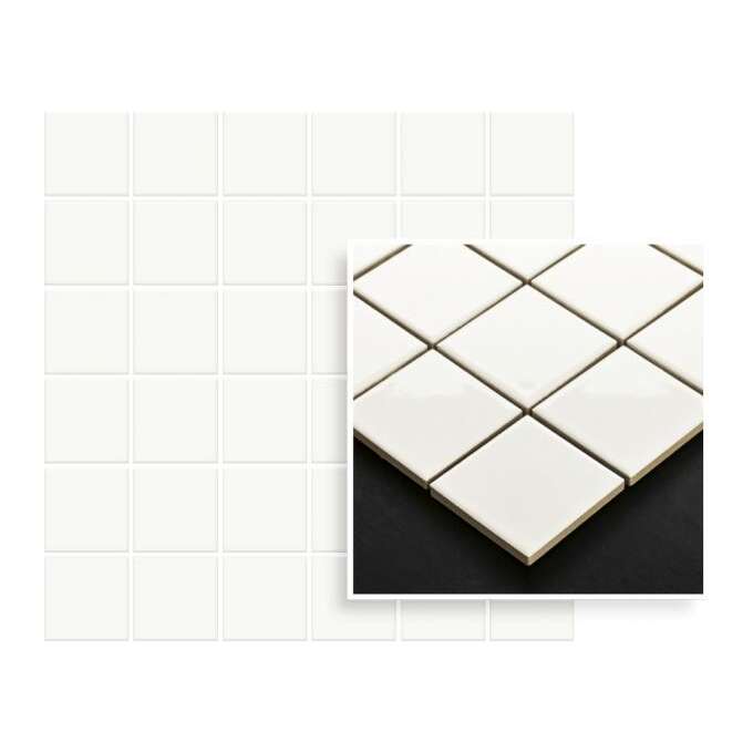 Paradyż Altea bianco mozaika prasowana k.4,8x4,8 29,8x29,8 cm - sklep ...