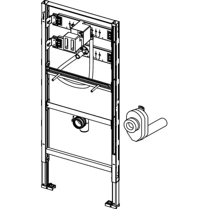 Tece stelaż podtynkowy do montażu pisuaru 9320308 - sklep Impero24.pl